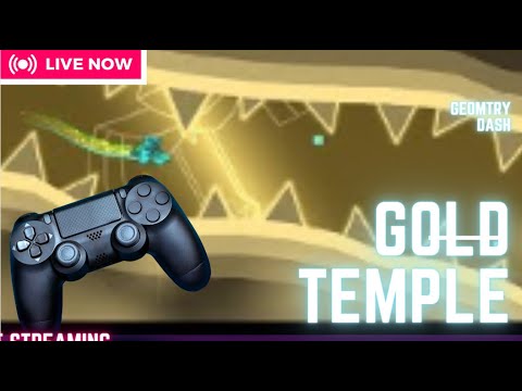 GOLD TEMPLE by Serponge | cool level | Geometry dash - YouTube