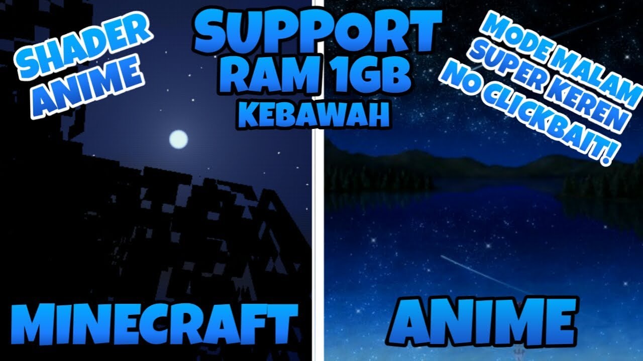 SHADER ANIME 2018 ADA DI MINECRAFT BUATAN SAYA SENDIRI!! - YouTube