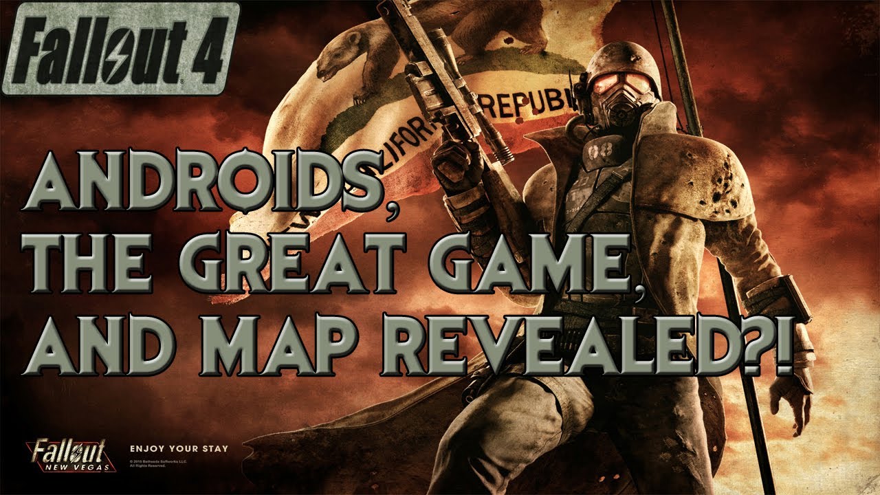 FALLOUT 4: Androids Confirmed, The Great Game, and Potential Map ...