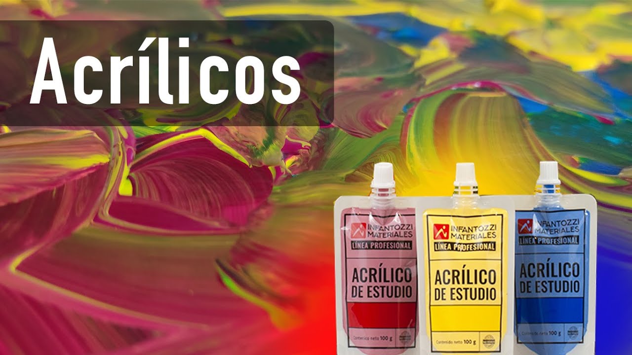 MEZCLA de colores con ACRÍLICOS - YouTube