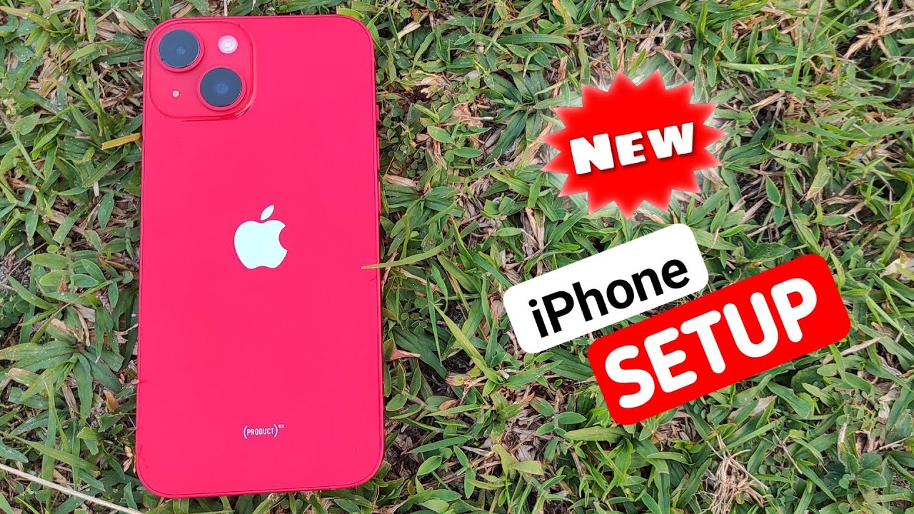 how to setup new iPhone first time step by step - YouTube