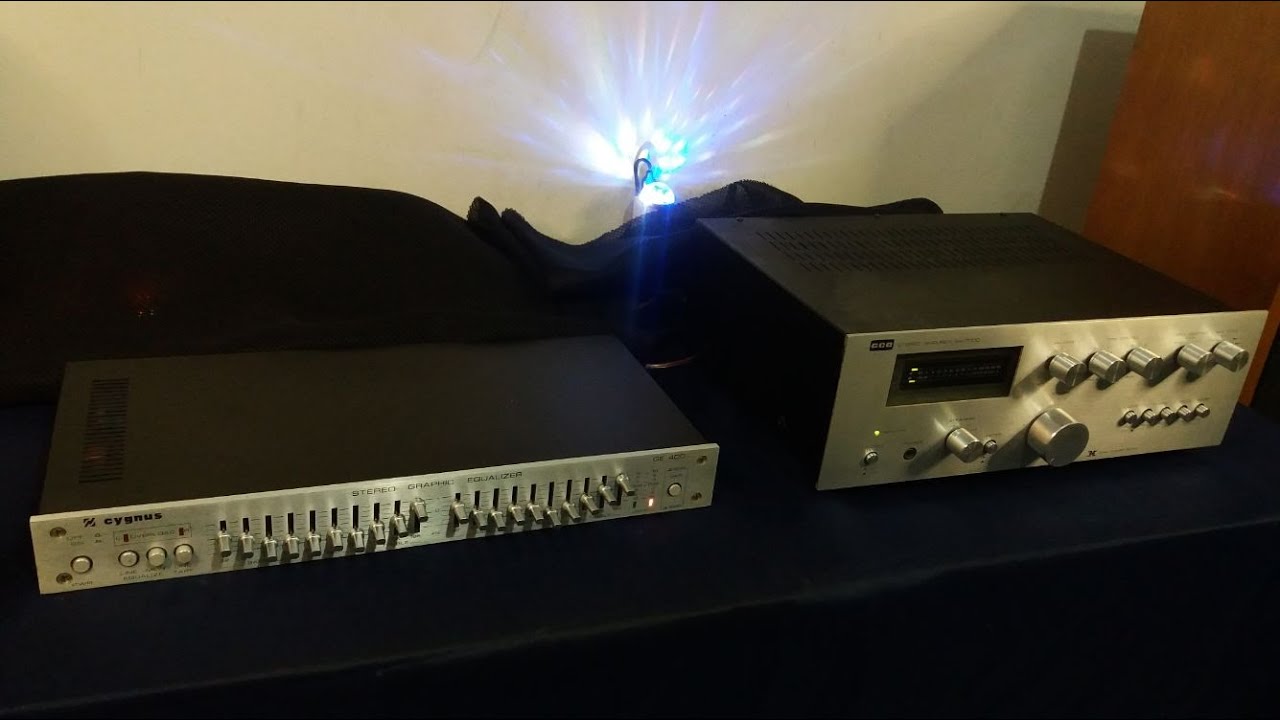 Chegando... AMPLIFICADOR CCE SA 7000 / EQUALIZADOR CYGNUS GE 400 Cxs ...