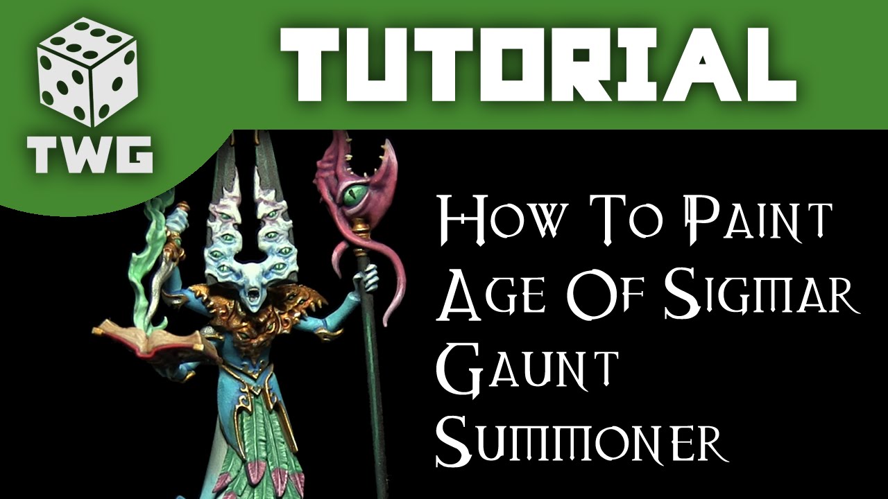 Games Workshop Tutorial: How To Paint An Age of Sigmar Gaunt Summoner ...