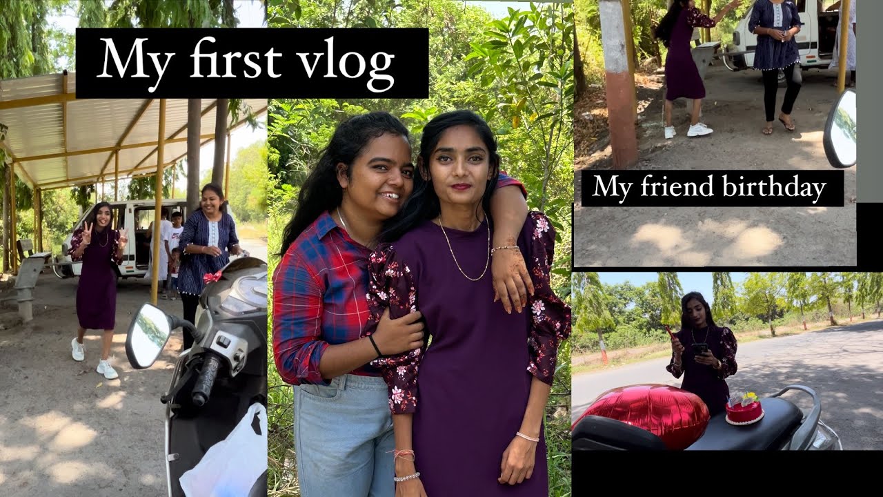 My first volg with my firend birthday volg was a few little kids girl ...