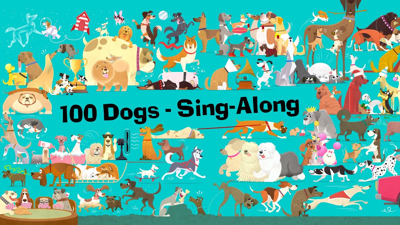 100 Dogs - Sing-Along (Video version) #dogs - YouTube