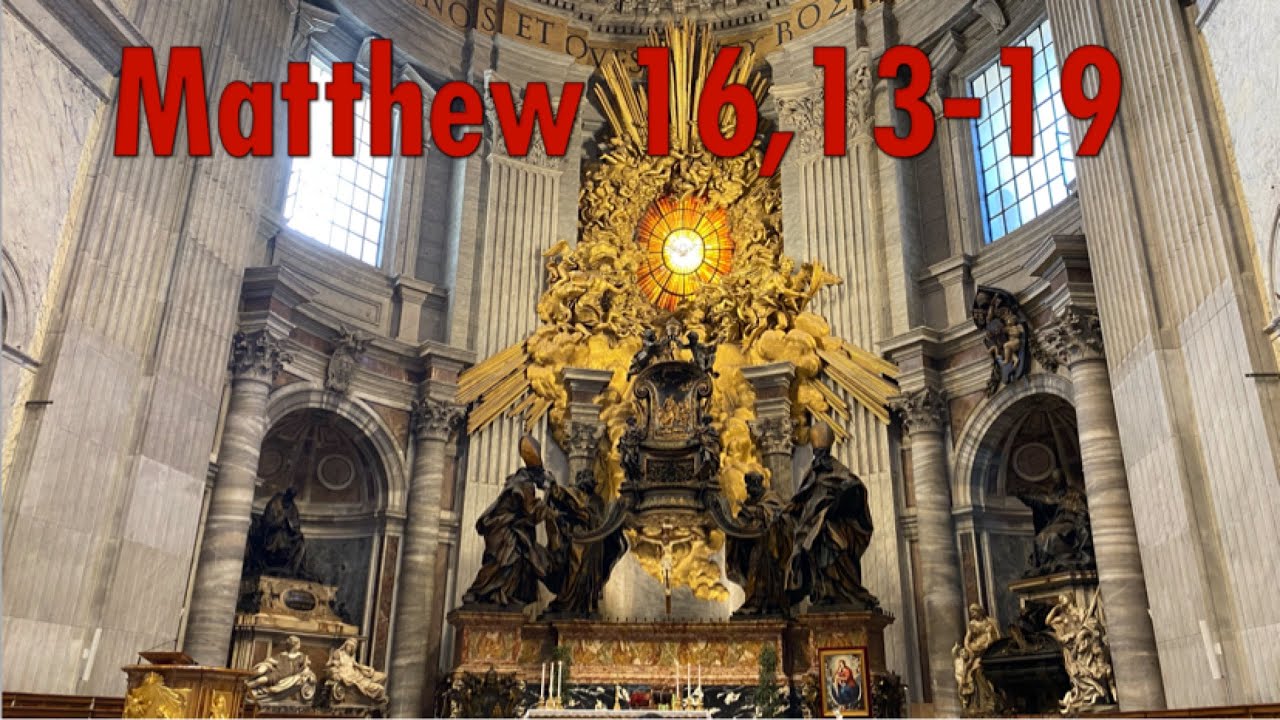 February 22nd Feast Day of the Chair of Saint Peter - YouTube