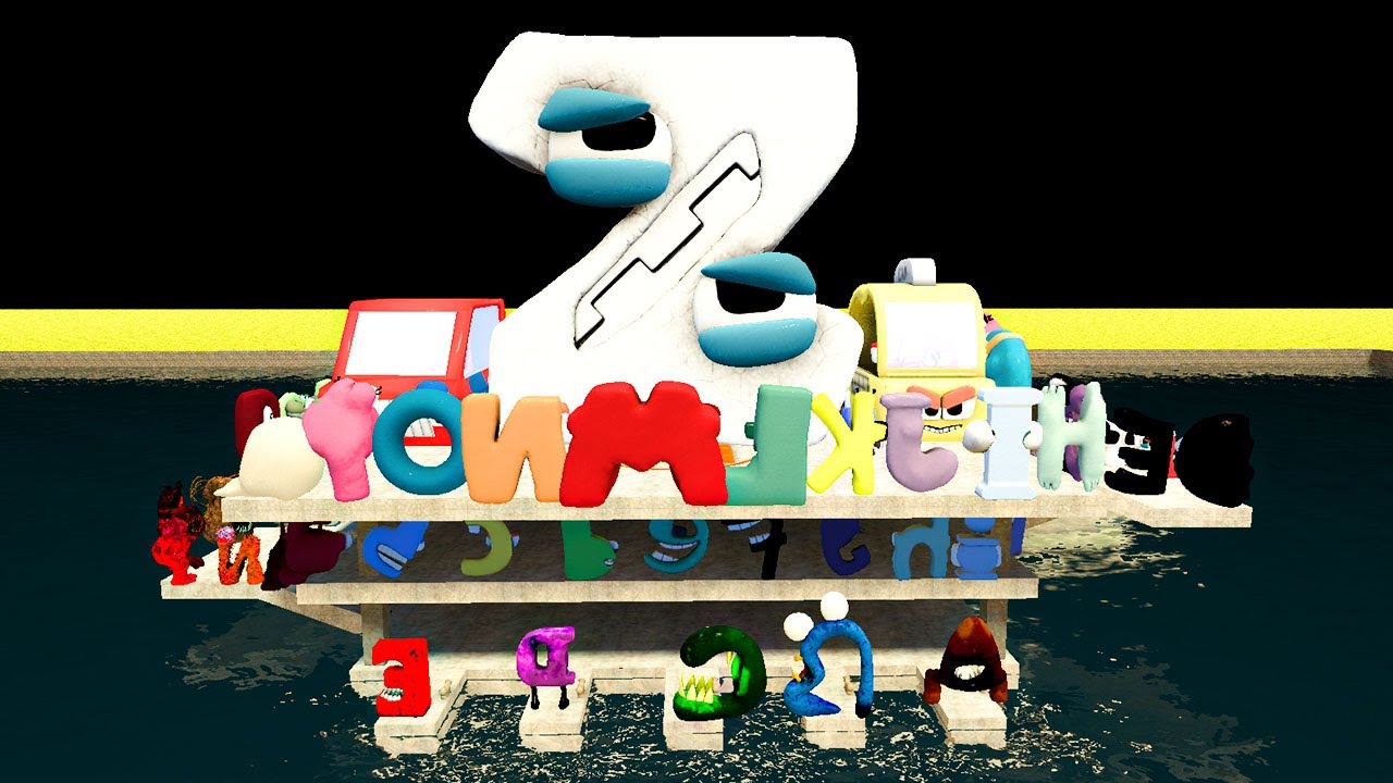 ALL NIGHTMARE ALPHABET LORE A-Z VS ALL BABY ALPHABET LORE A-Z In Garry ...