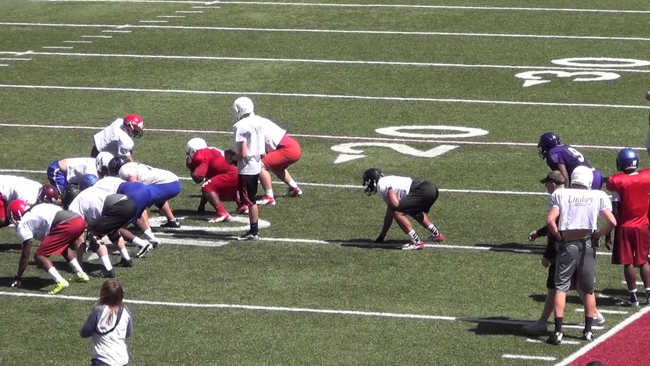 FB Camp Highlights Blocking and Receiving - YouTube