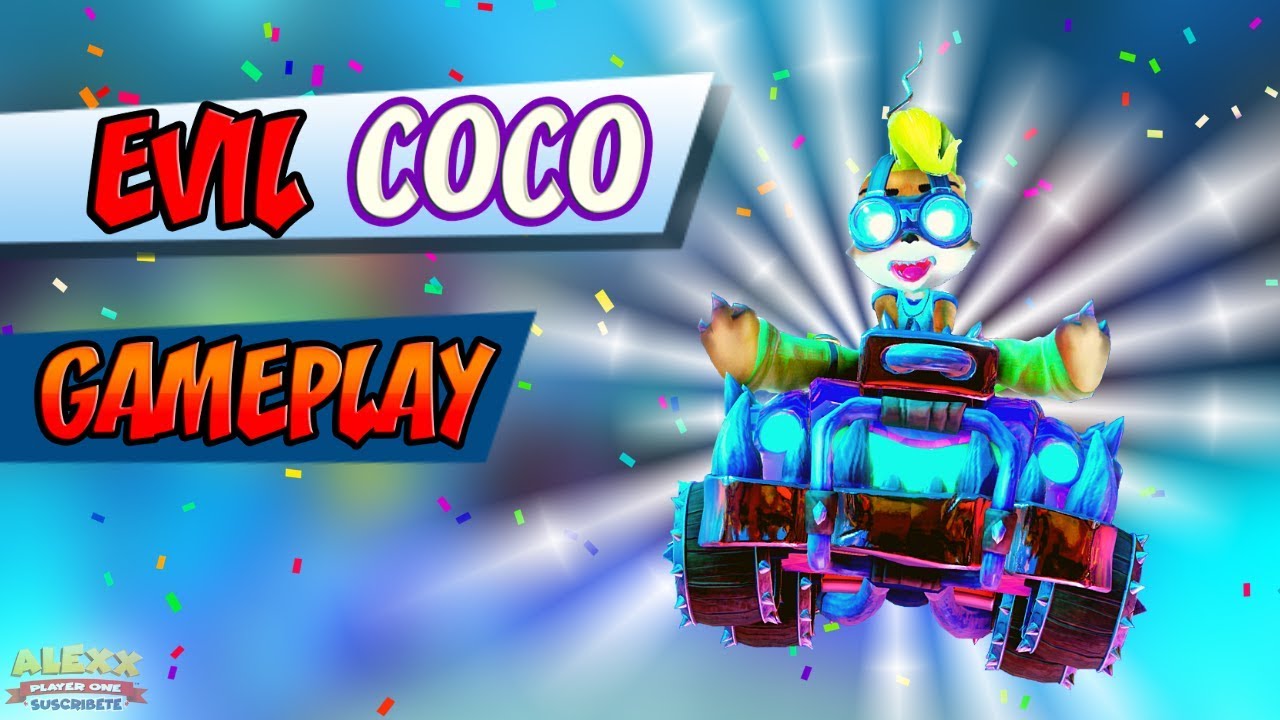Evil Coco Gameplay - COPA NITRO DIFÍCIL Y ESPEJO + Online | Crash Team ...