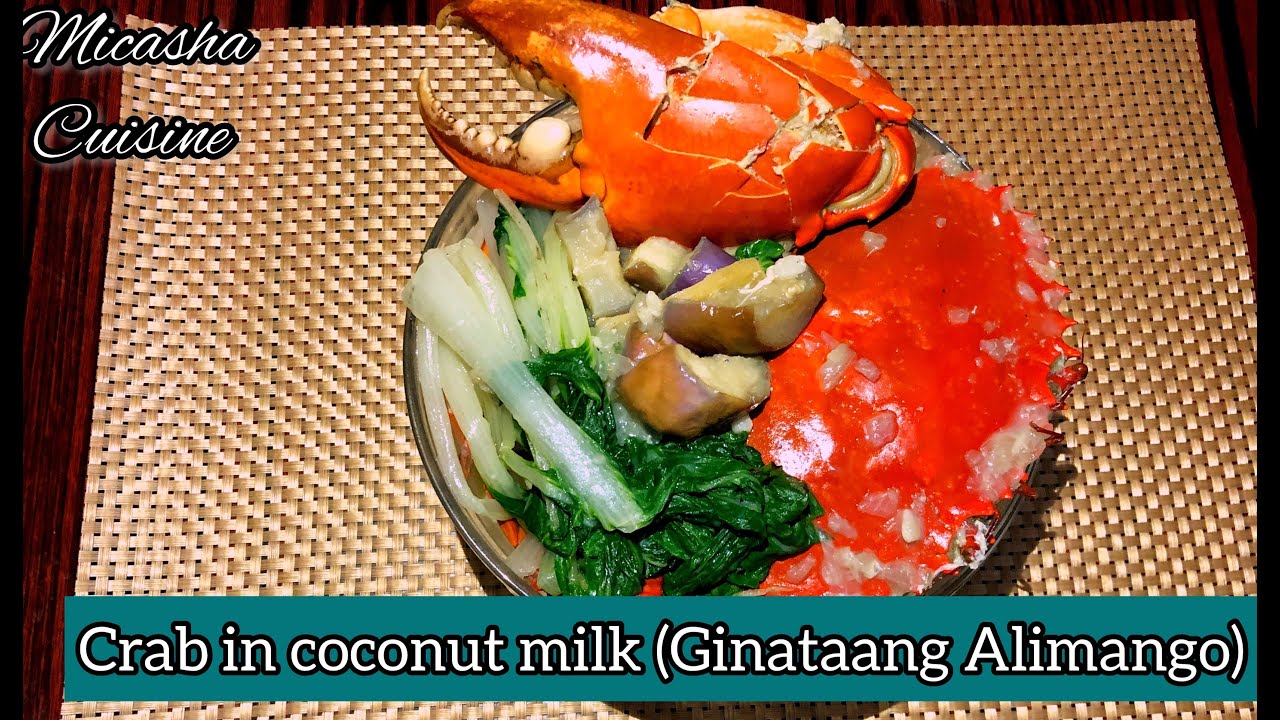 Crab in coconut milk (ginataang alimango)Part 2/2: cooking time - YouTube