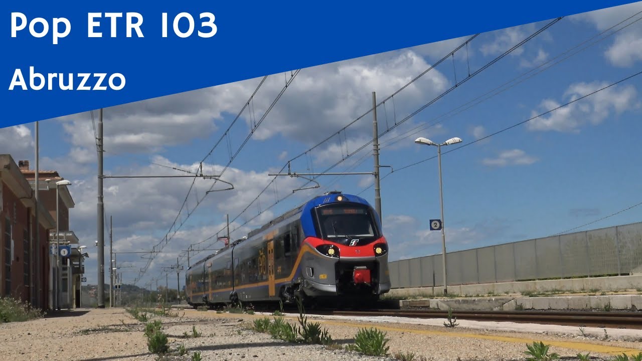 I Pop ETR 103 dell'Abruzzo a Francavilla al Mare e Tollo - YouTube