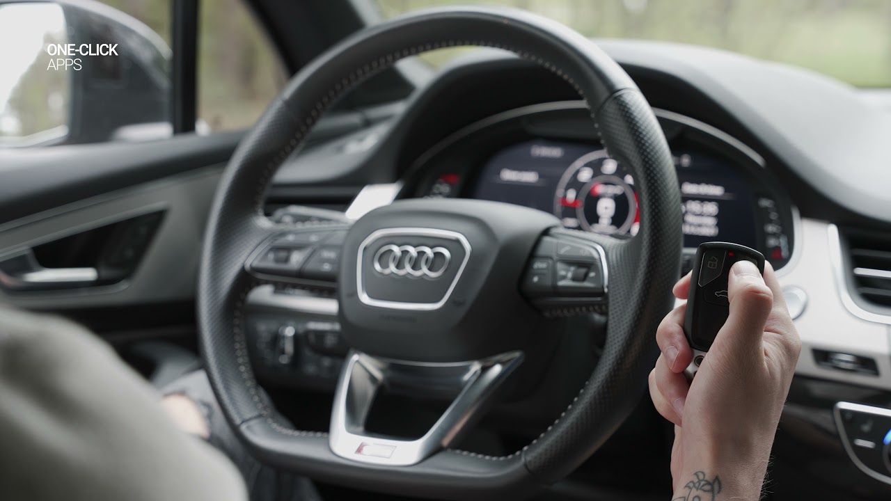 How to lock Audi & Volkswagen vehicles when the engine is running - YouTube
