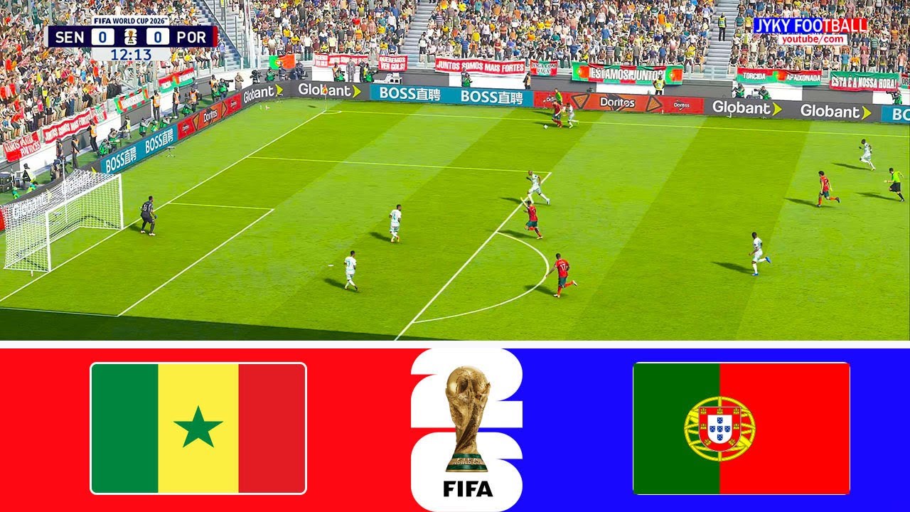 Senegal vs Portugal | FIFA World Cup 2026 (USA) | Full football match ...