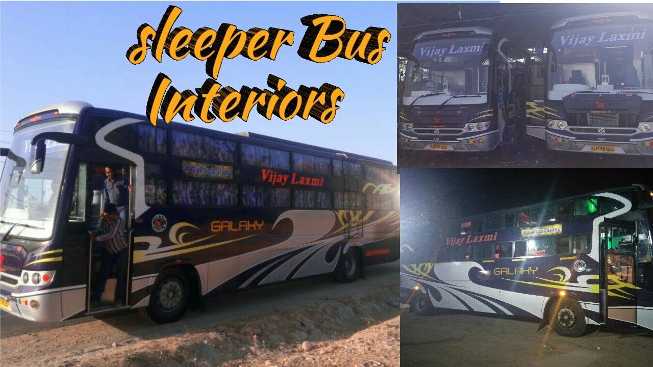 2x2 sleeper bus interior and features| Travel diaries | Hi-tech - YouTube
