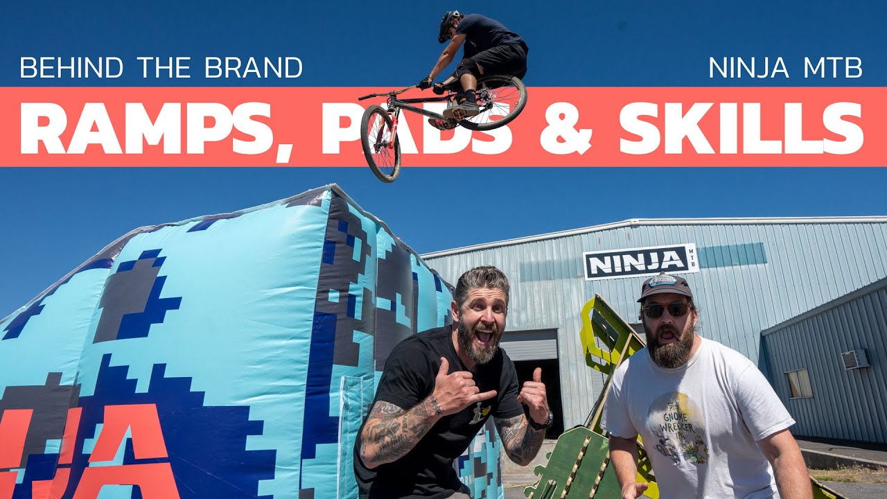 We Got a RAMP! Day With Ninja MTB - Behind The Brand - YouTube