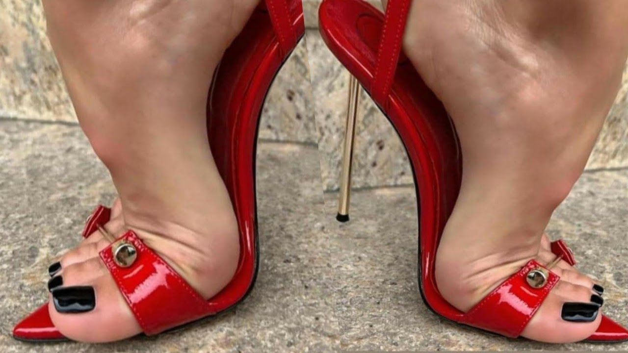 Sculpting Style The Artistry of Pencil Heels Sandals Shoes - YouTube