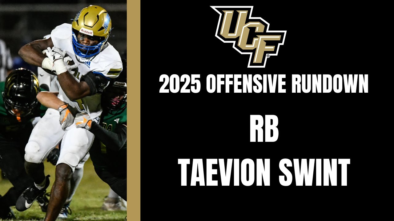 RB Taevion Swint Highlights | 2025 UCF Offensive Rundown - YouTube