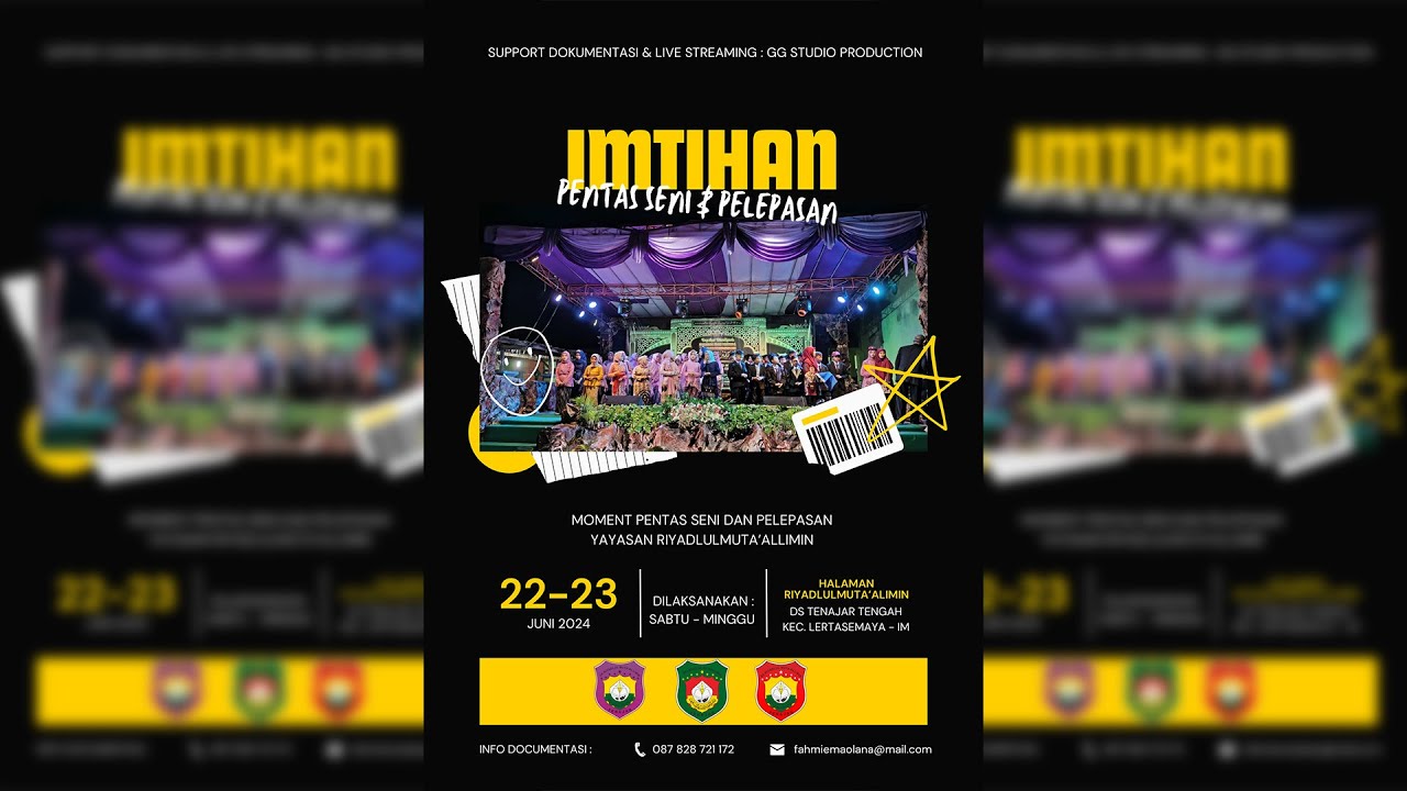 LIVE ACARA MALAM KE-1 IMTIHAN DAN WISUDA YAYASAN RIYADLUL MUTA'ALIMIN || 22 juni 2024 - YouTube