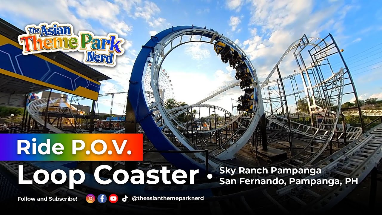 LOOP COASTER | ON RIDE POV | SKY RANCH PAMPANGA - YouTube