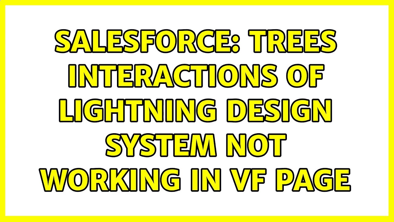 Salesforce: Trees interactions of Lightning design system not working ...