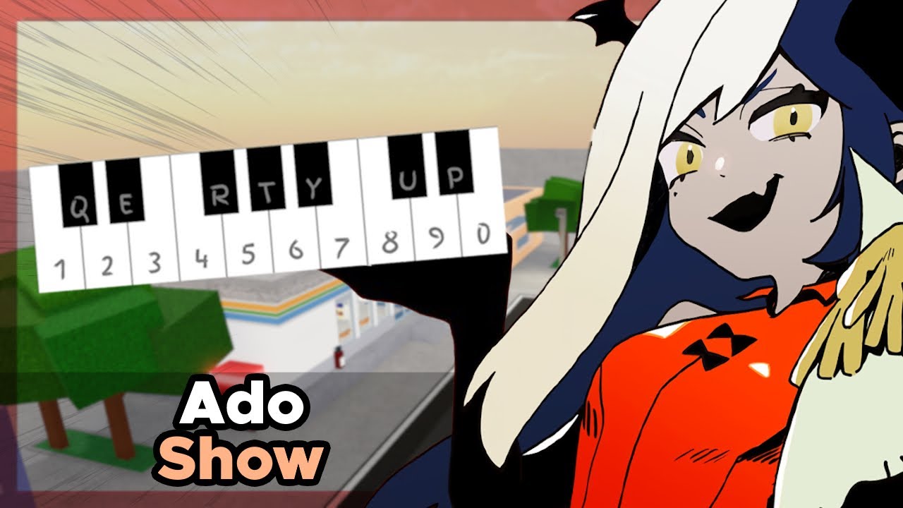 Ado - "Show" - Simple Piano Cover (Jujutsu Shenanigans) - YouTube