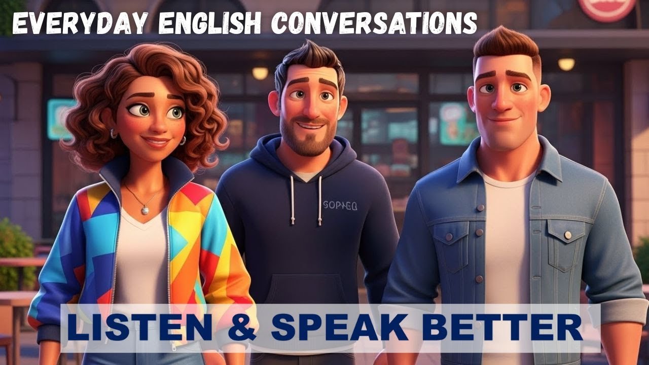 English Conversation Story | Easy Listening & Speaking Practice for ...
