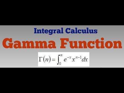 Integral Calculus: Evaluation of Integrals by using Gamma function - YouTube