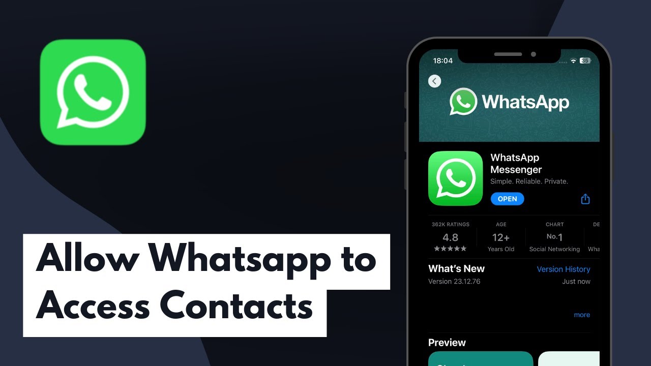 How to Allow Whatsapp to Access Contacts on iPhone (Full Guide) - YouTube