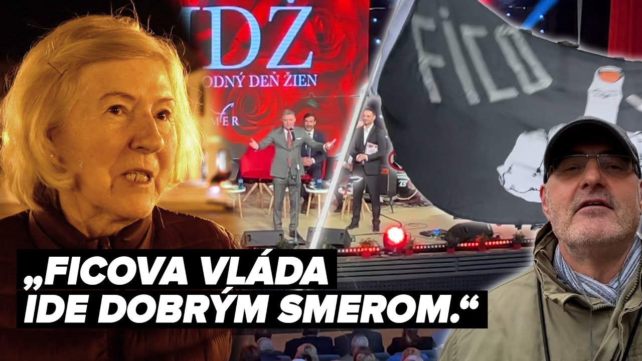 Spievajúci Fico, vtipy aj demonštranti. Startitup navštívil bizarnú ...