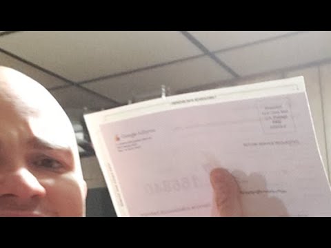 My First Pay Check From YouTube! - YouTube