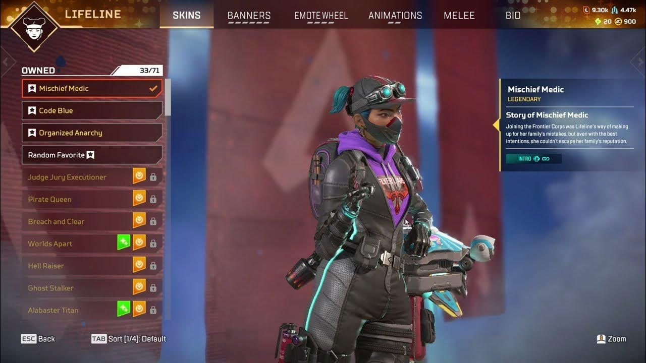 APEX LEGENDS ''Mischief Medic'' Lifeline Animation Skin - YouTube