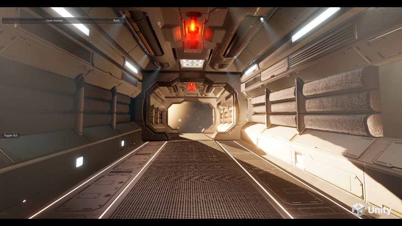 LUMINA real time global illumination - Space station demo. - YouTube