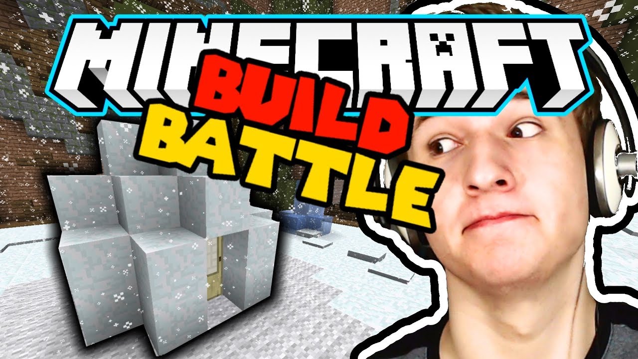GRADIM KUĆU ESKIMIMA (IGLOO) Minecraft Build Battle - YouTube