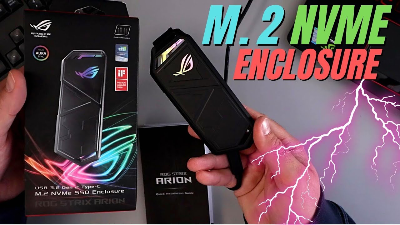 Asus ROG Strix Arion External NVME Enclosure Unboxing - YouTube
