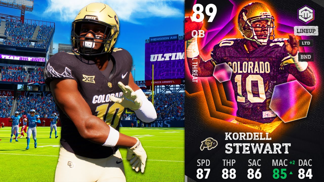 89 Kordell Stewart is INSANE in College Football 26! - YouTube