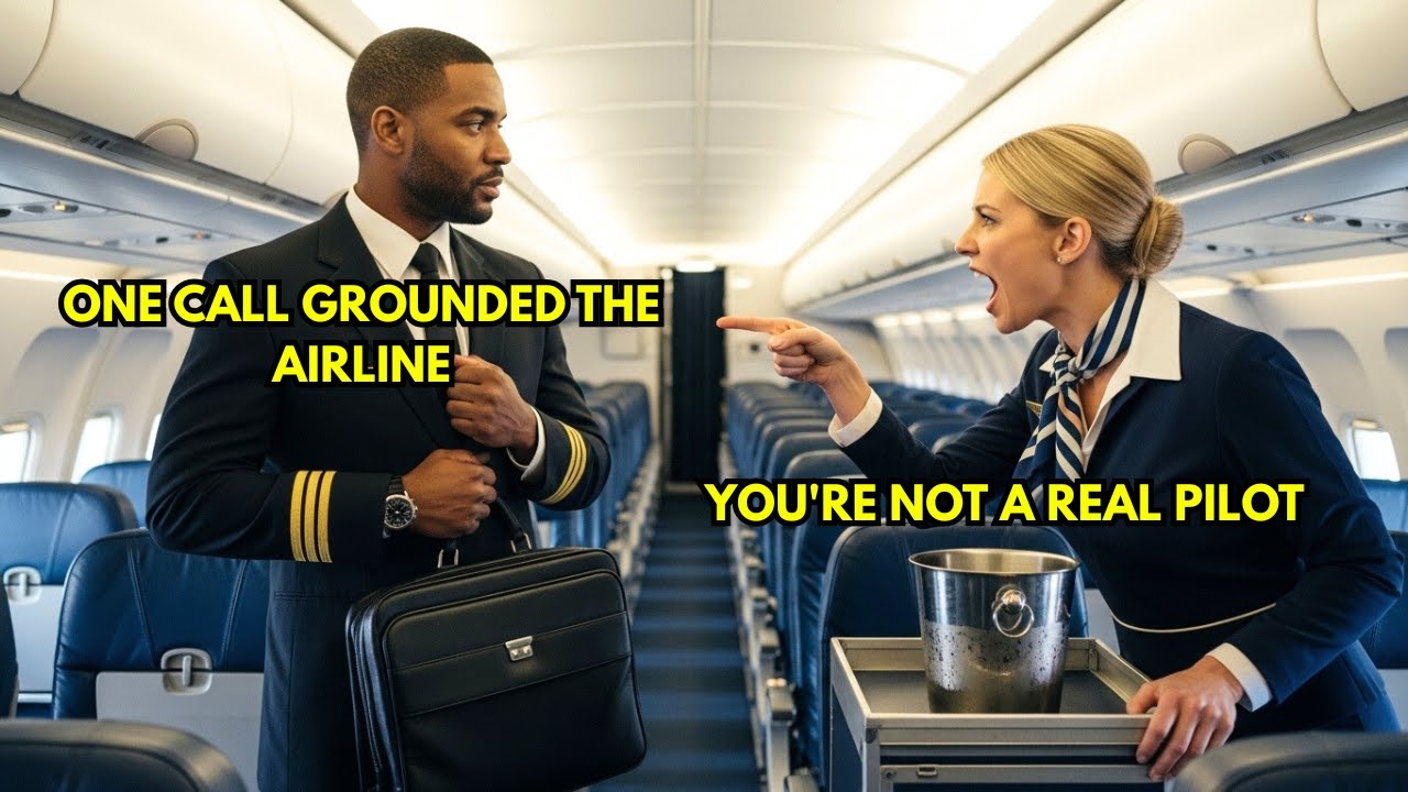 Flight Attendant Kicked Out Black Pilot — 10 Minutes Later,He Makes One ...