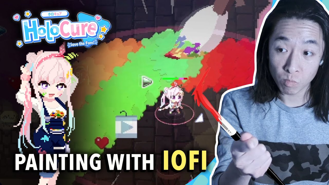 Let's paint with Iofi! / Vtuber Horde Survival Game / HoloCure: Save ...