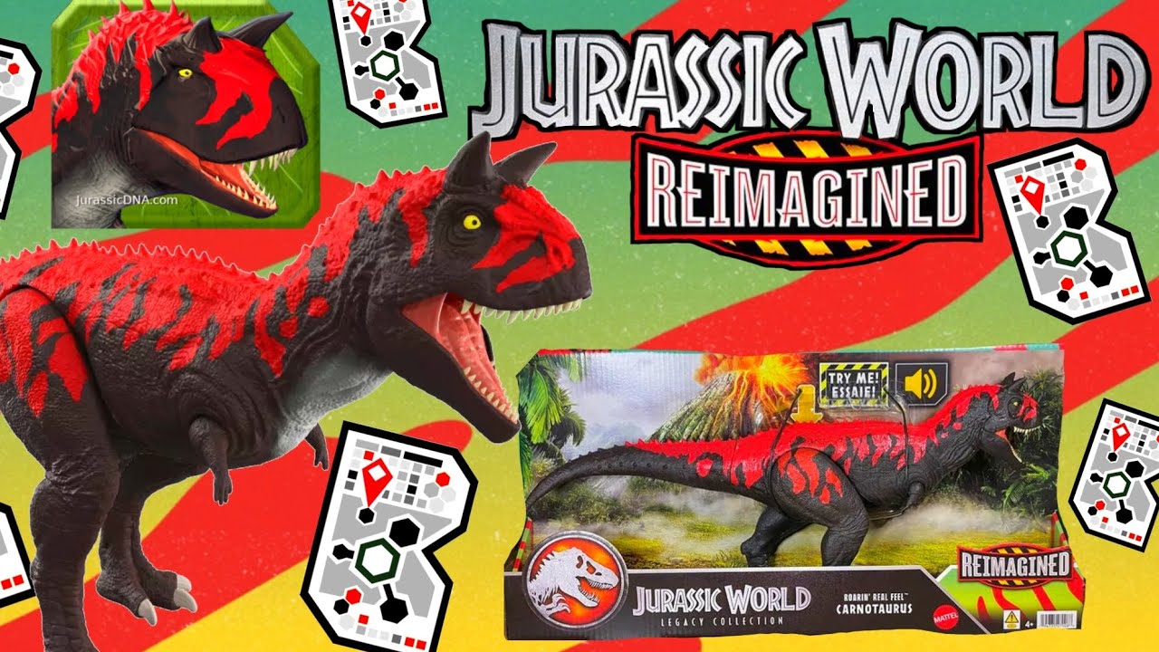 Legacy Collection Carnotaurus Scan Code!! | Jurassic World Facts App ...