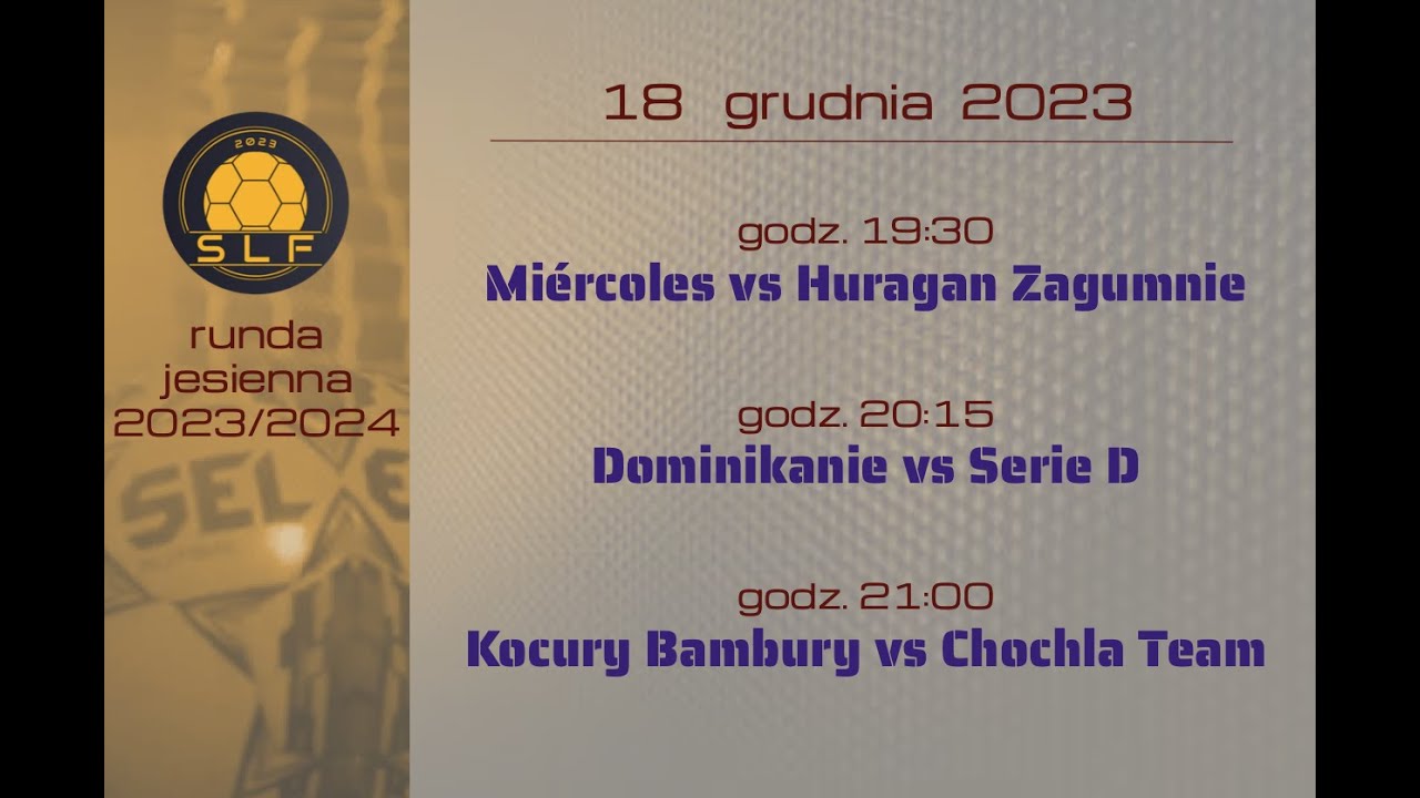 SLF 18 grudnia 2023 1/2 - YouTube