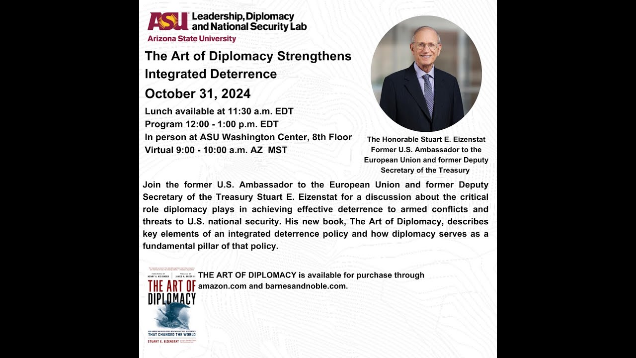 The Art of Diplomacy Strengthens Integrated Deterrence - YouTube