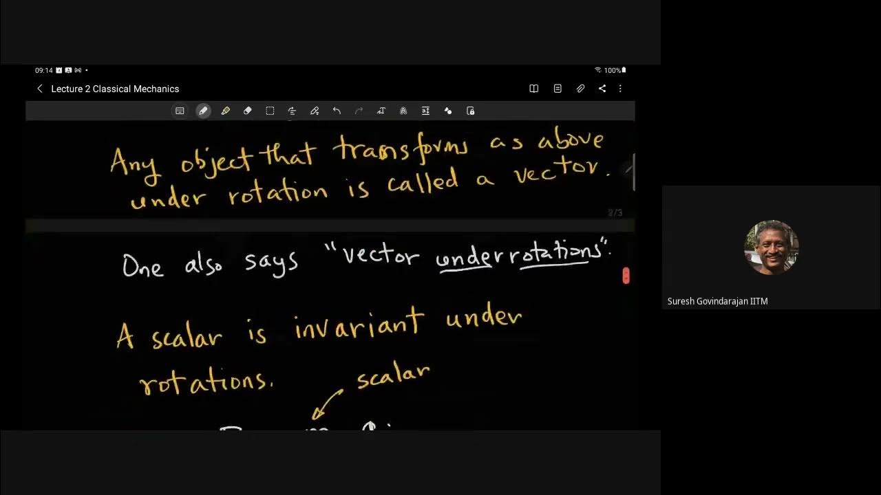 Lecture 2: Scalars, Vectors and Tensors - YouTube