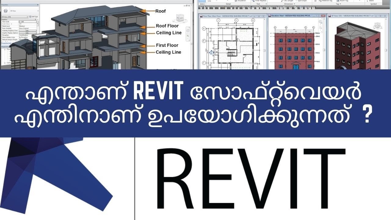 Learn REVIT | Malayalam - Lesson 01 - Introduction - YouTube