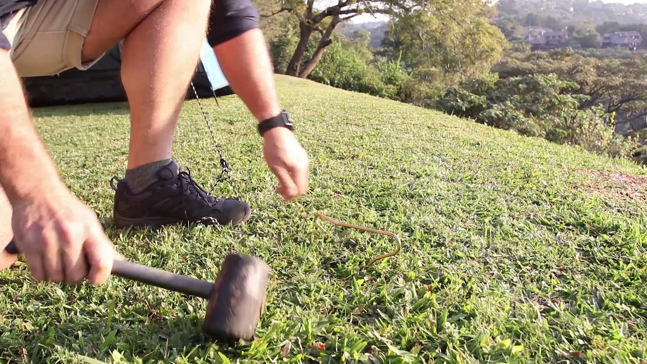 Anchor peg demo - YouTube