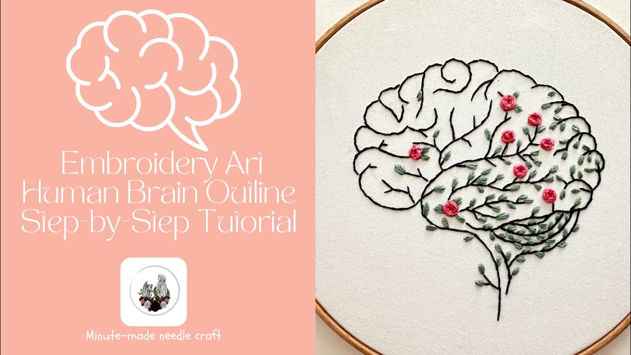 Brain Meets Thread: Step-by-Step Brain Embroidery Guide! - YouTube