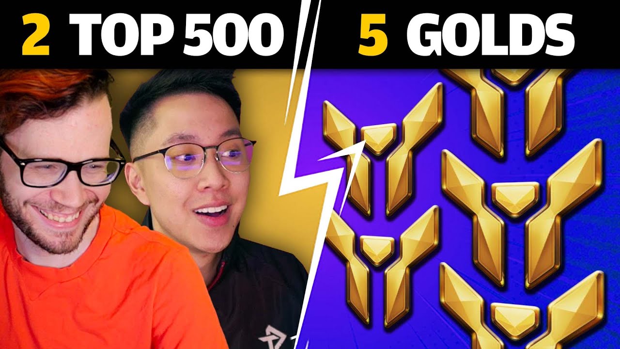 What does it take for 2 TOP 500 PLAYERS to beat 5 GOLD Players? - YouTube