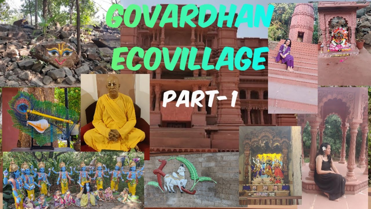 Govardhan EcoVillage//Mini Vrindavan//Wada//Place of krishna🙏🙌🏵️Part 1 ...