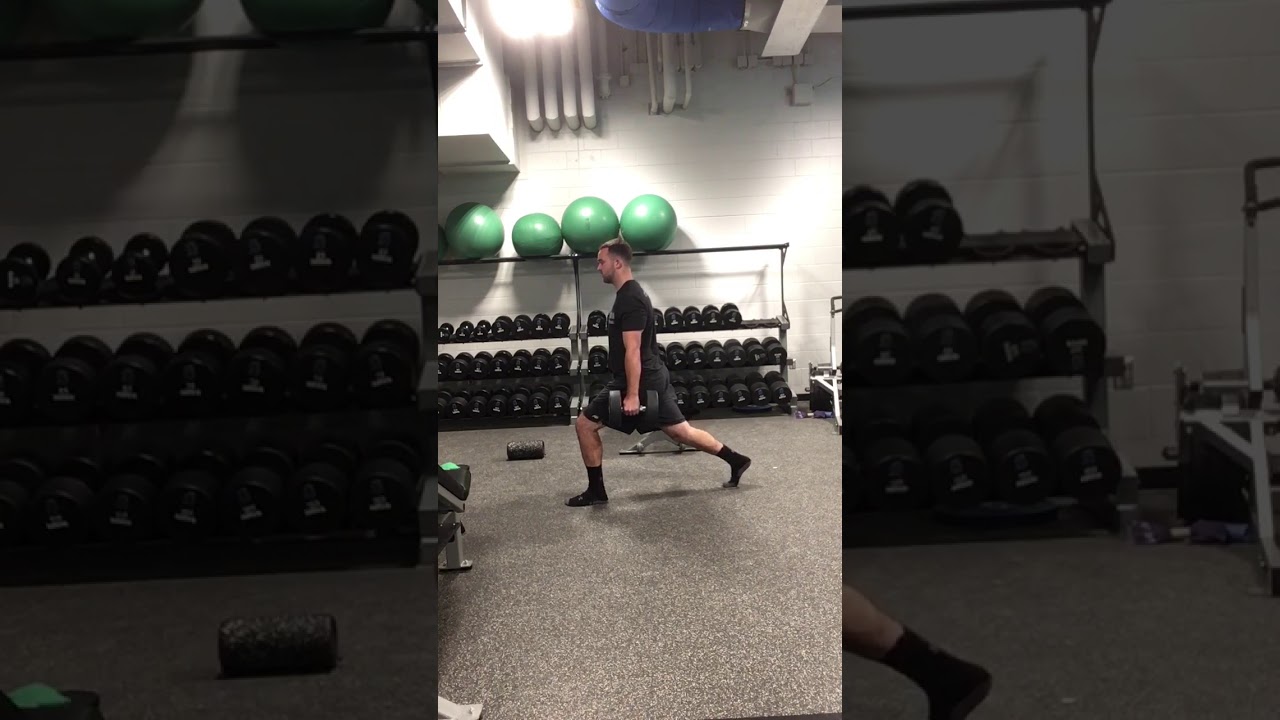 5s Eccentric DB Split Squat - YouTube