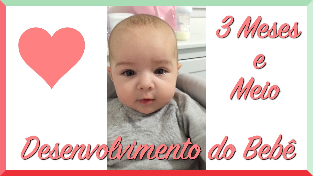 Desenvolvimento do bebê - 3 meses e meio - YouTube