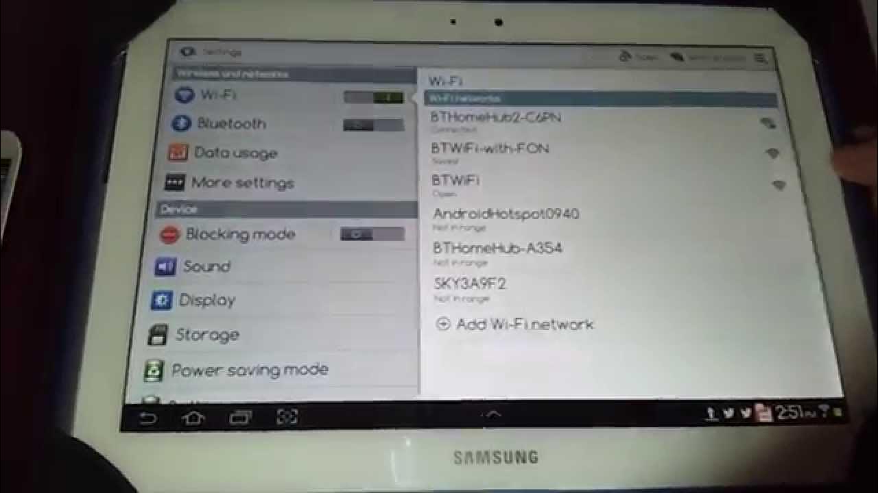 How to tether Android phone to a tablet (Galaxy tab 2 10.1) - YouTube