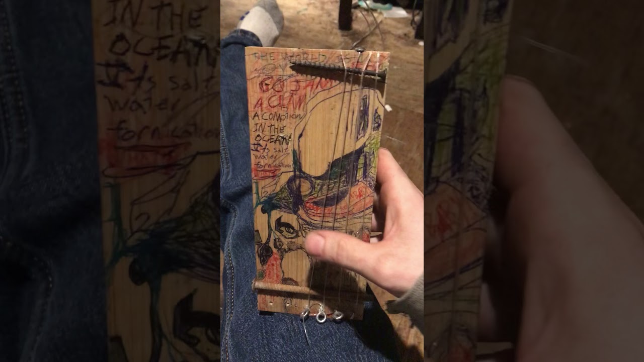 Another Homemade harp - YouTube